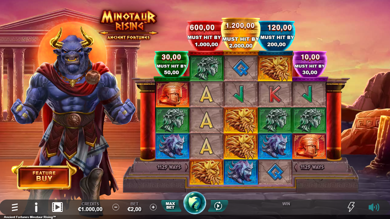 AncientFortunesMinotaurRising_Base game