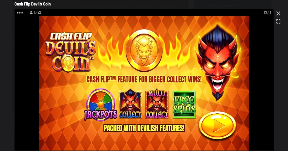 Cash Flip Devil's Coin slot features