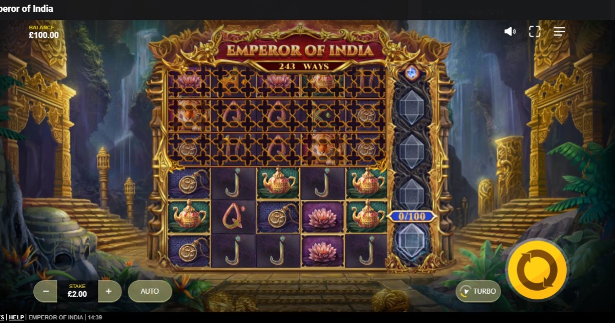 Emperor of India slot base game