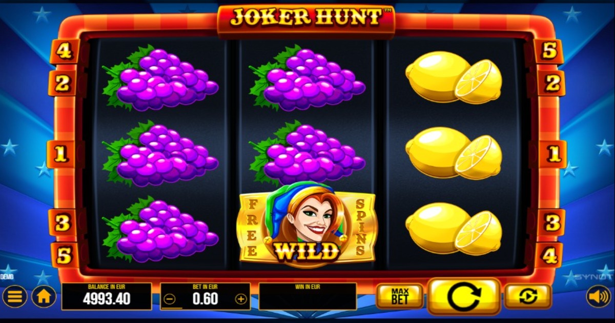 Joker Hunt slot base game