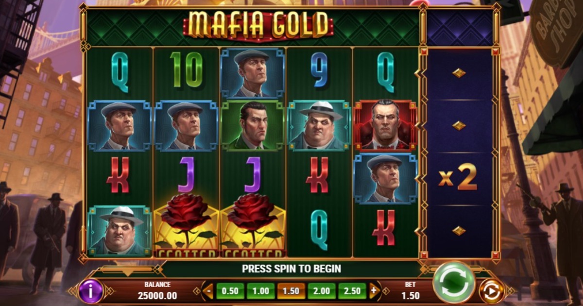 Mafia Gold slot base game