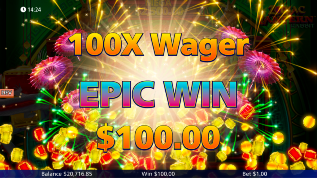 In Zodiac Lantern – Rabbit, only the highest winning combination per ...